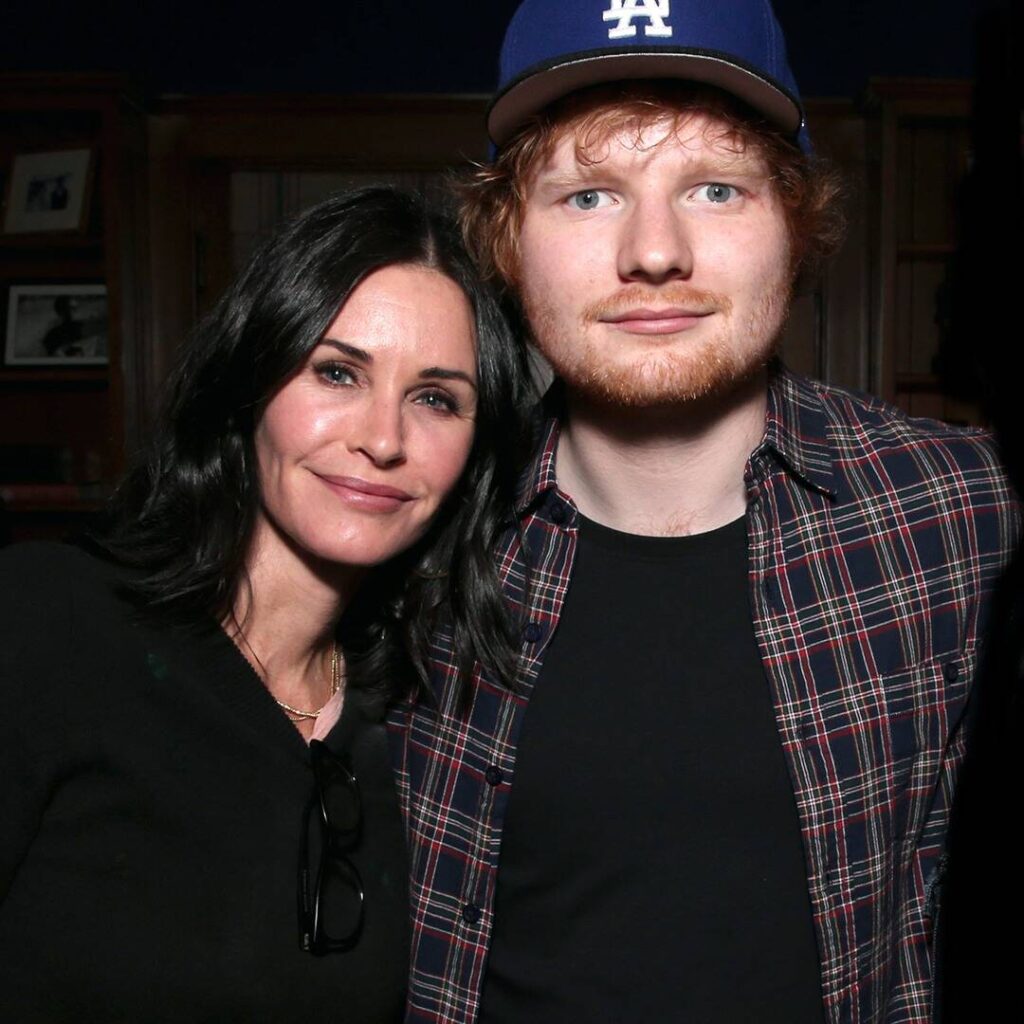 Courteney Cox And Ed Sheeran Recreated Ross & Monica’s Iconic Dance ...